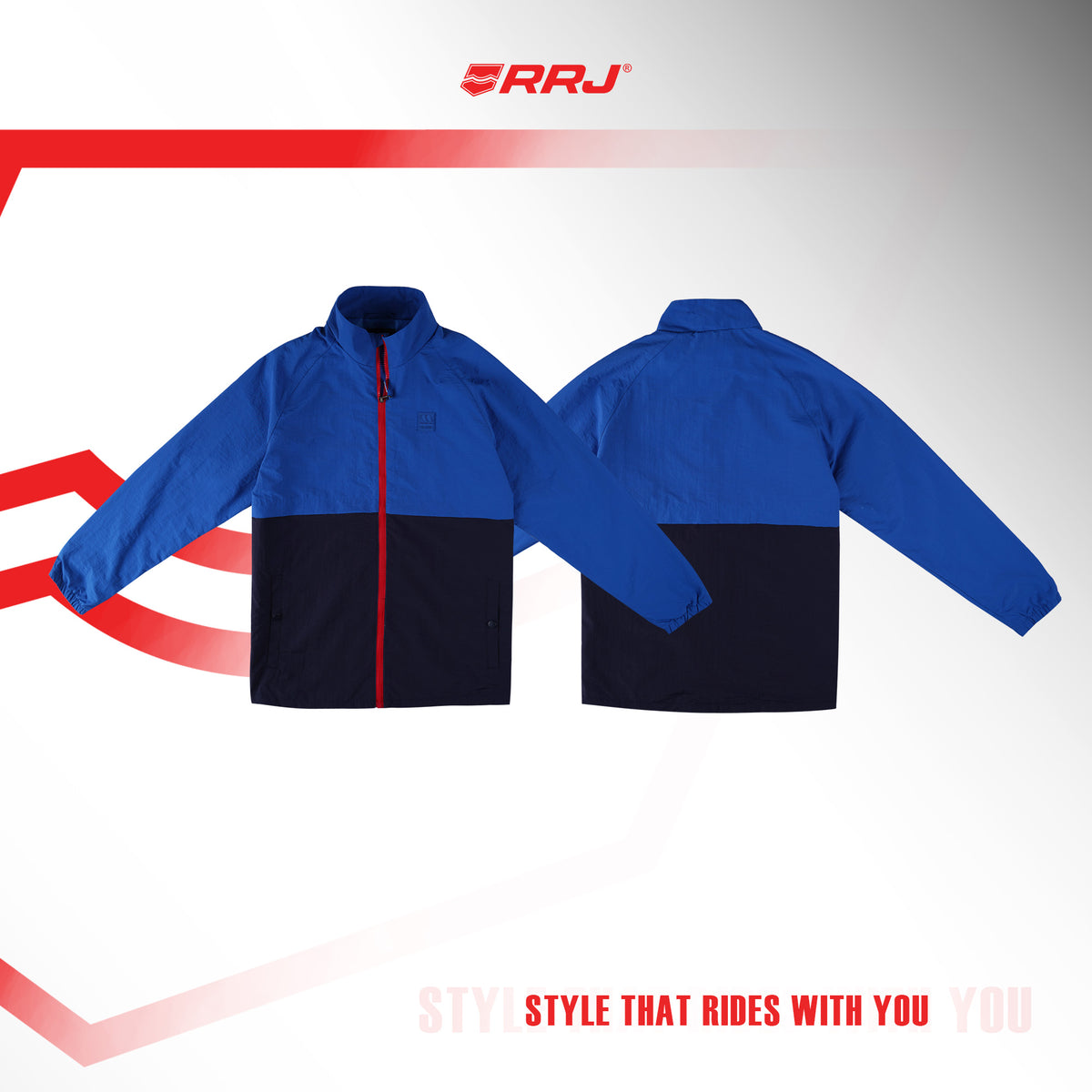 RRJ Men's Basic Jacket Regular Fitting 187419 (Royal Blue) – Rough ...