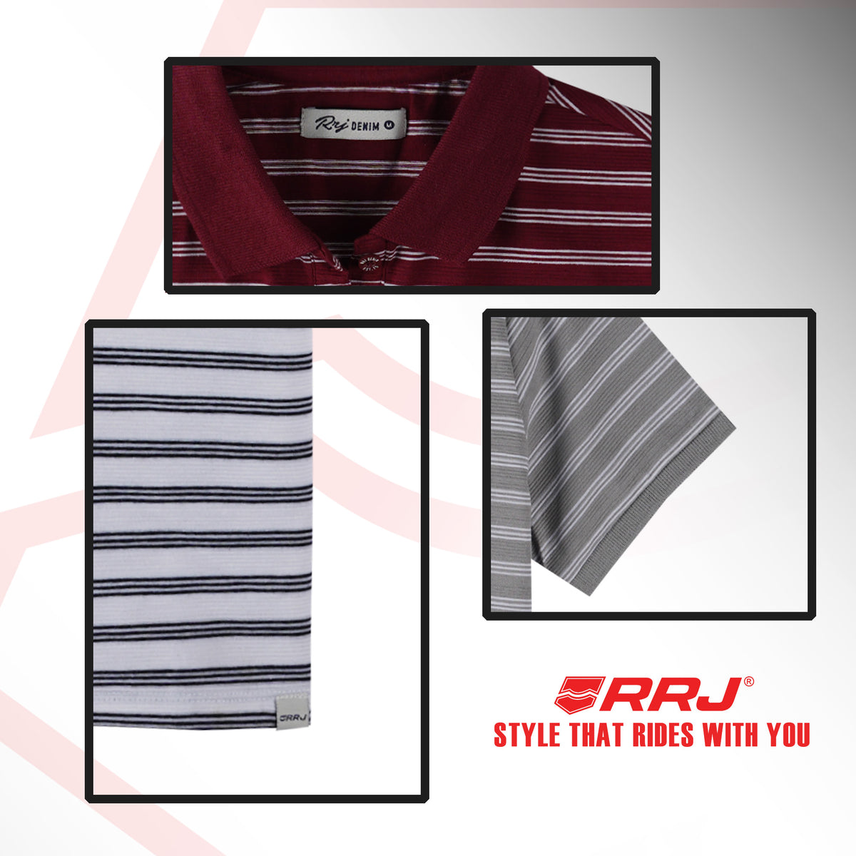 RRJ Ladies Basic Collared Regular Fitting 115900 (White) – Rough Rider ...