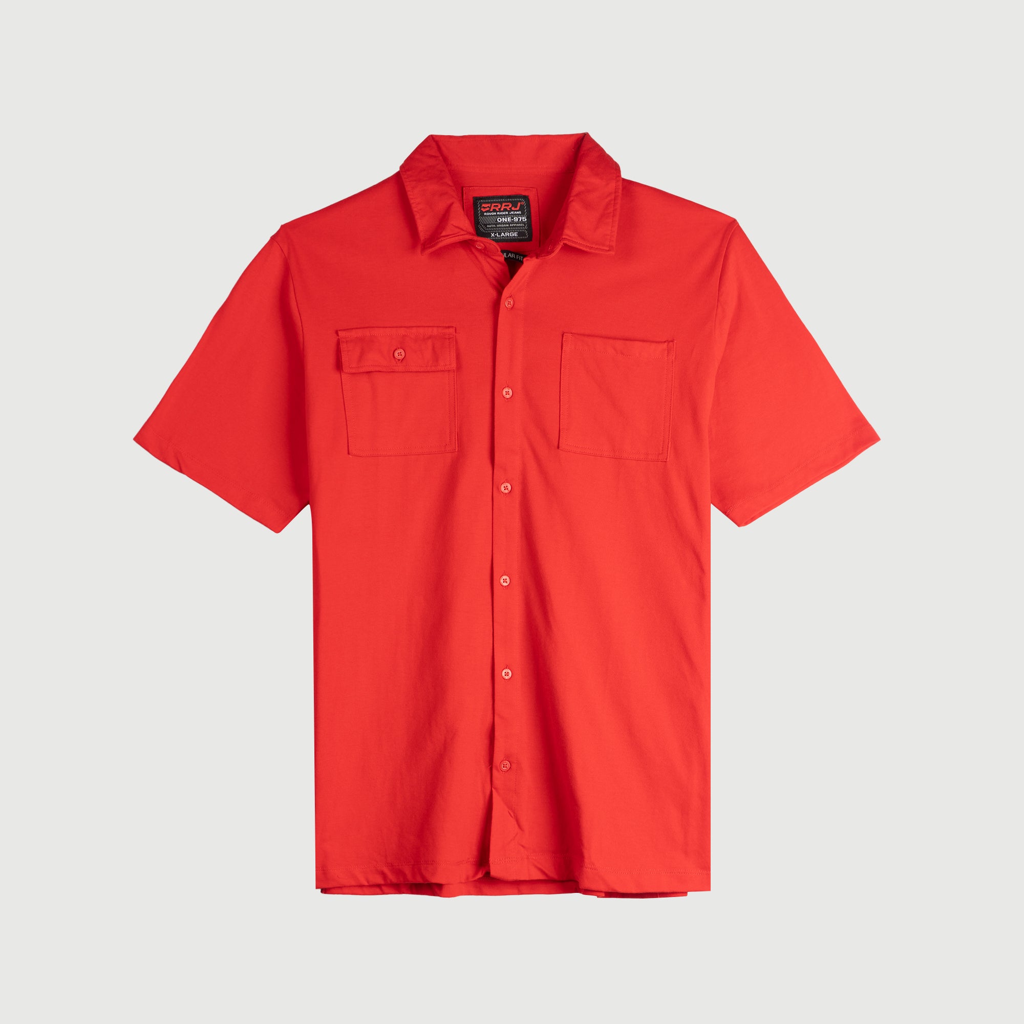 RRJ Men's Basic Woven Short sleeve Polo for Men Regular Fitting Trendy ...